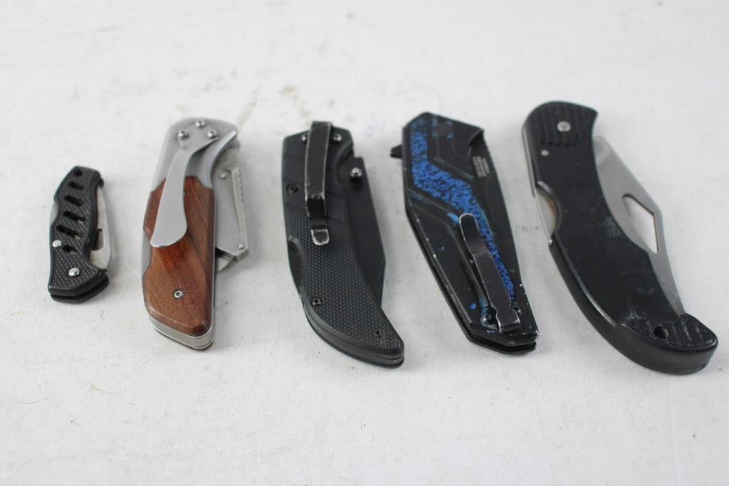 Husky Pocket Switch Knife, Hyper Tough Box Cutting Knife, And More, 5 ...
