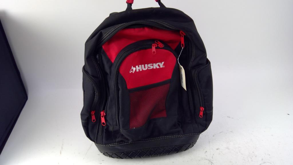 Husky Red/black Tool Carry Backpack | Property Room