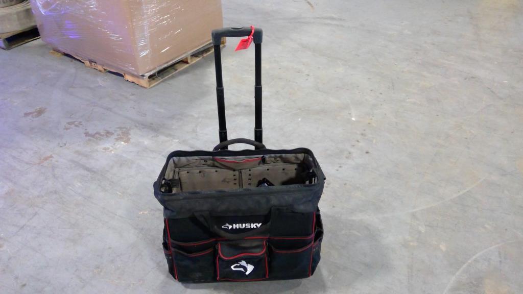 Husky Rolling Tool Bag With Tools, 10+ Pieces | Property Room