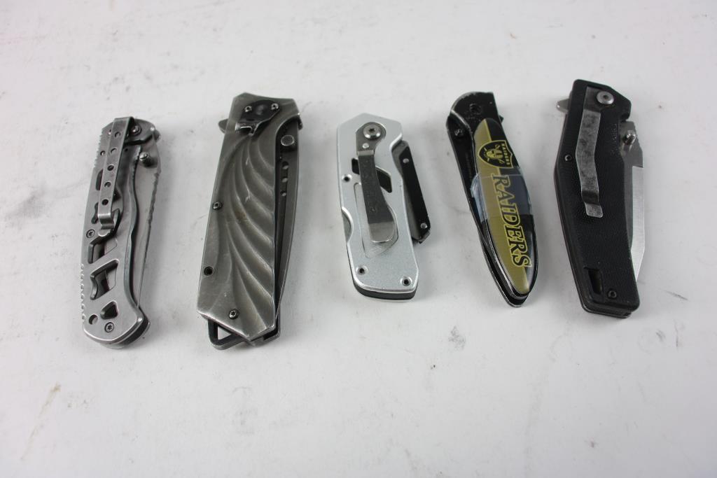 Husky Switch Knife, Smith & Wesson Pocket Knife, And More, 5+ Pieces ...