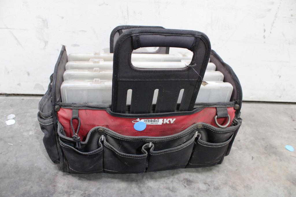 Husky Tool Bag With Storage Containers | Property Room