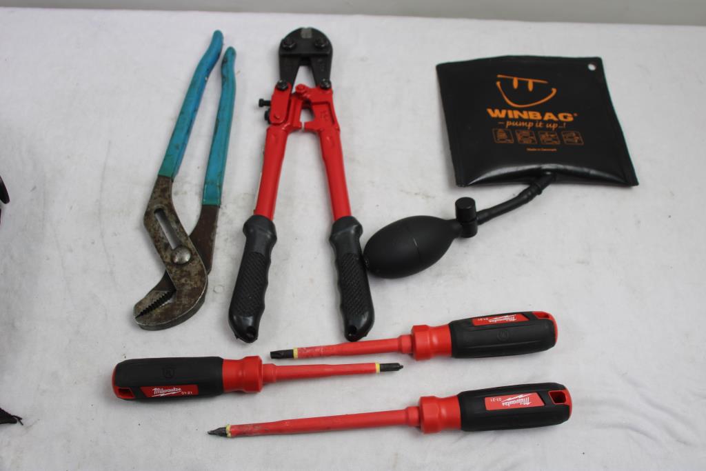 Husky Toolbag W/ Misc Tools | Property Room