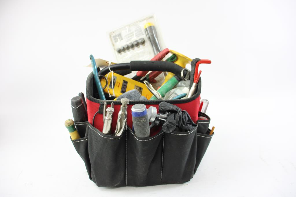 Husky Tote Bag With Assorted Tools 15+ Pieces | Property Room