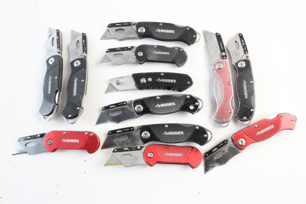 Husky Utility Knives, 10+ Pieces | Property Room