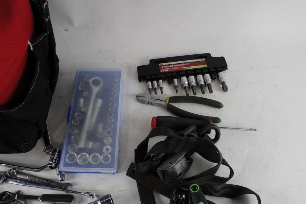 Husky Wheeled Tool Tote, With Tools, 10 + Pieces | Property Room