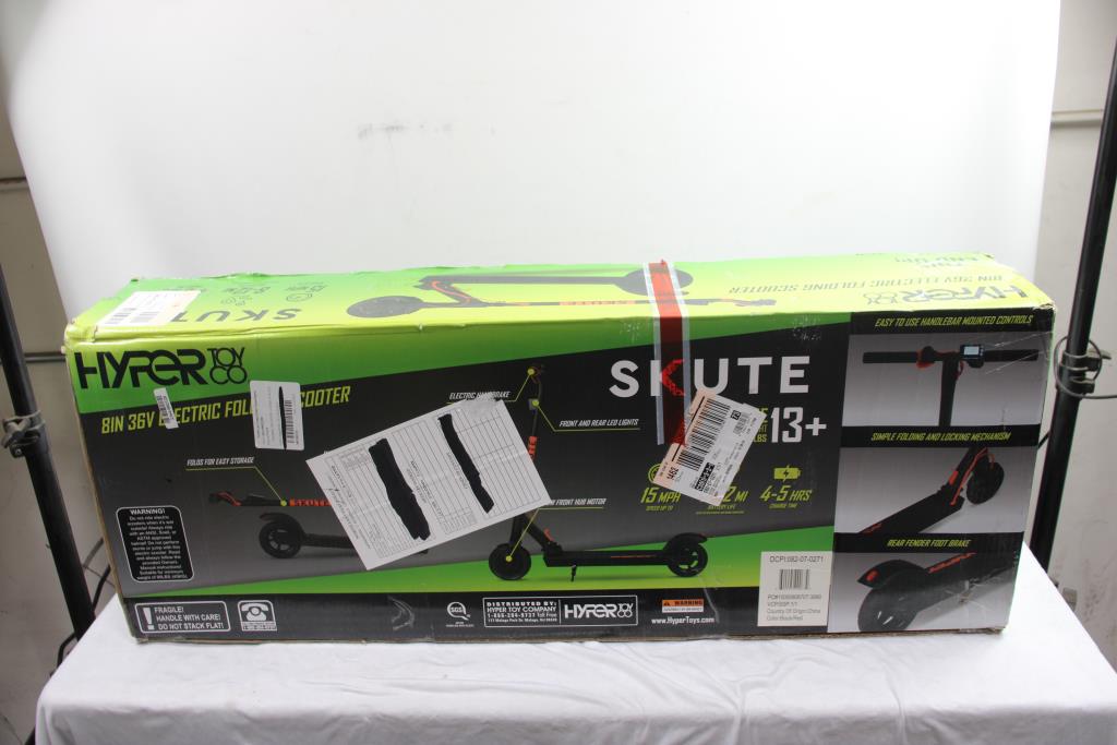 Hyper Skute Folding Electric Scooter 36 Volt | Property Room