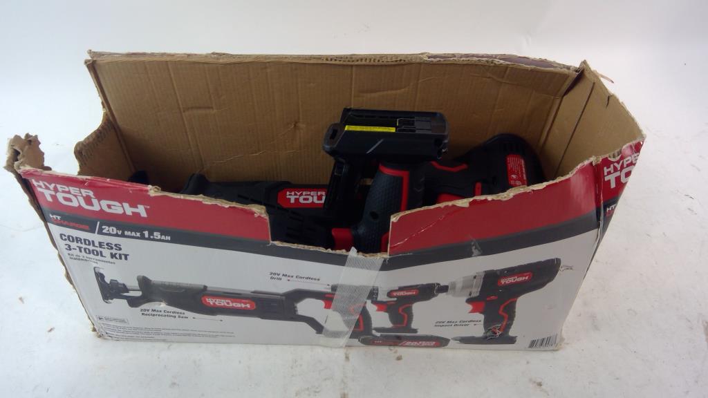 Hyper Tough Cordless Tools, 3 Pieces | Property Room