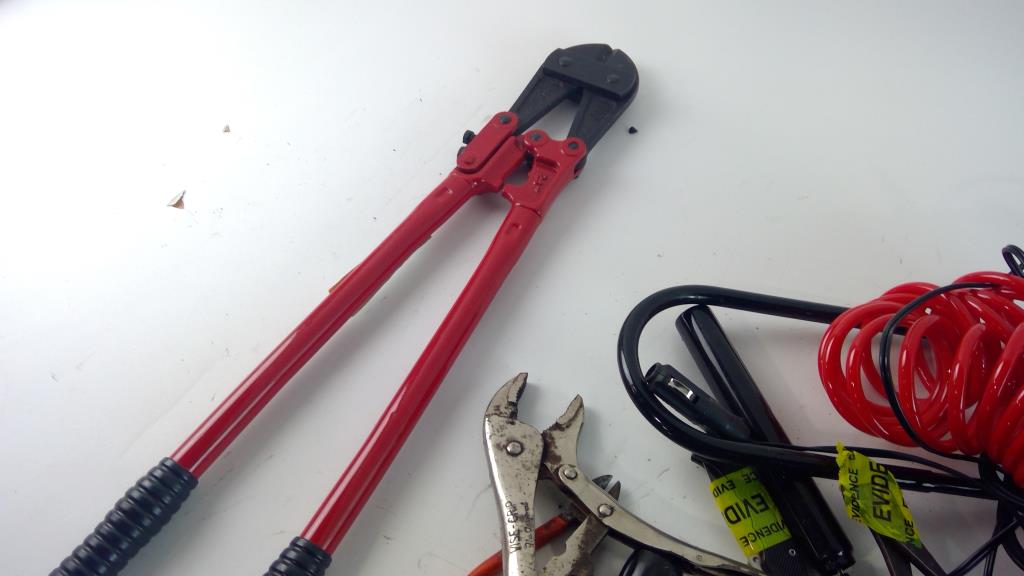 HyperTough Pump, Jumper Cables & Hand Tools, 10+ Pieces | Property Room