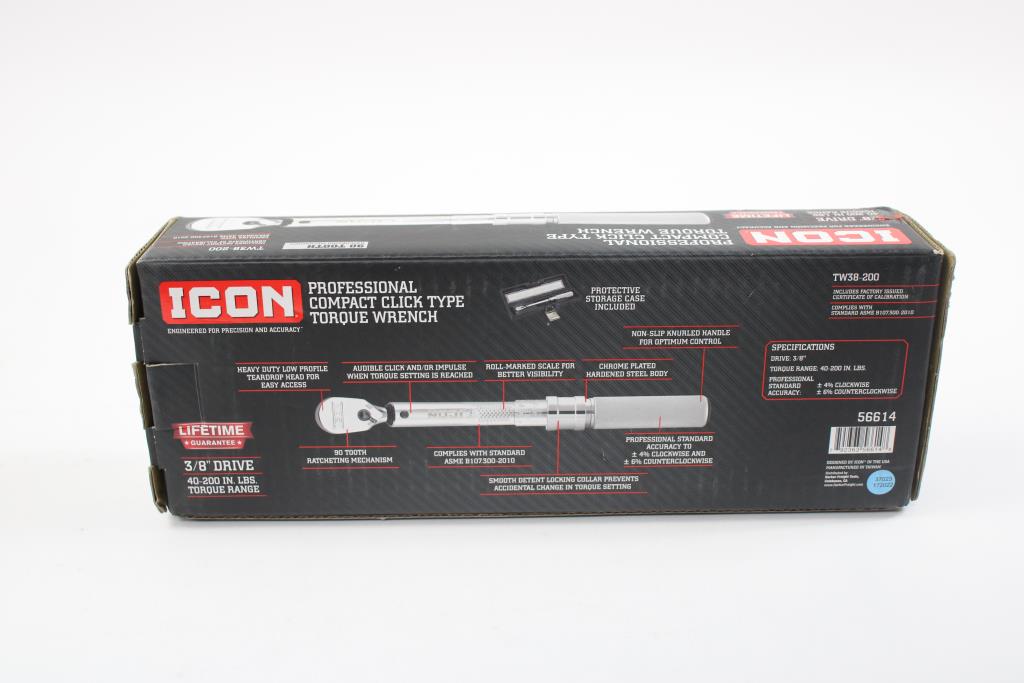 Icon Professional Compact Click Type Torque Wrench | Property Room