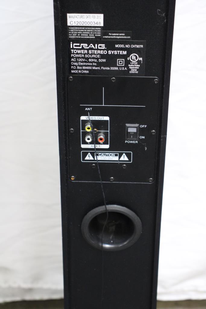 ICraig Power Stereo System , CHT907R | Property Room
