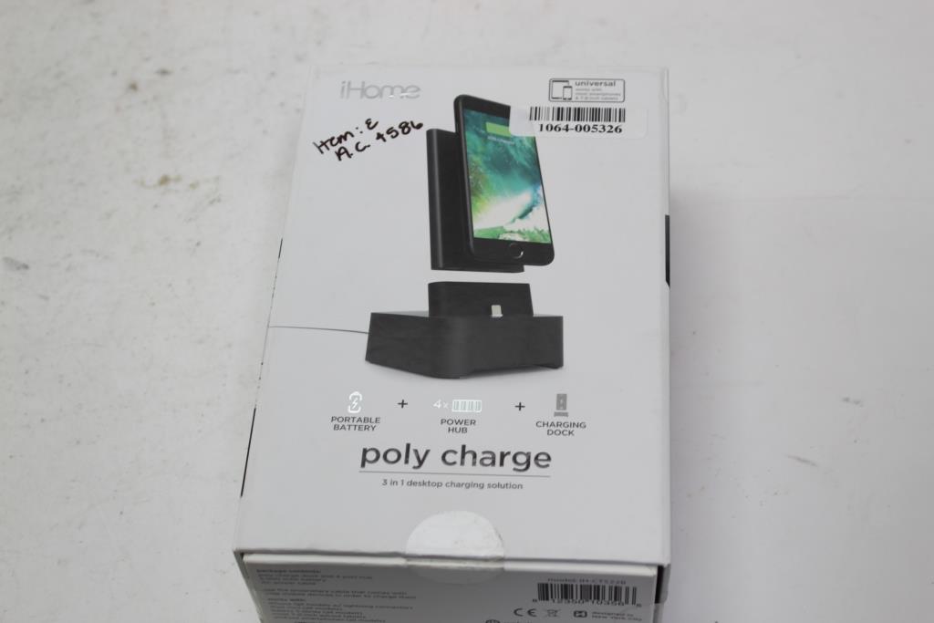 IH-CT522 IHome Poly Charge Hub With Dock | Property Room