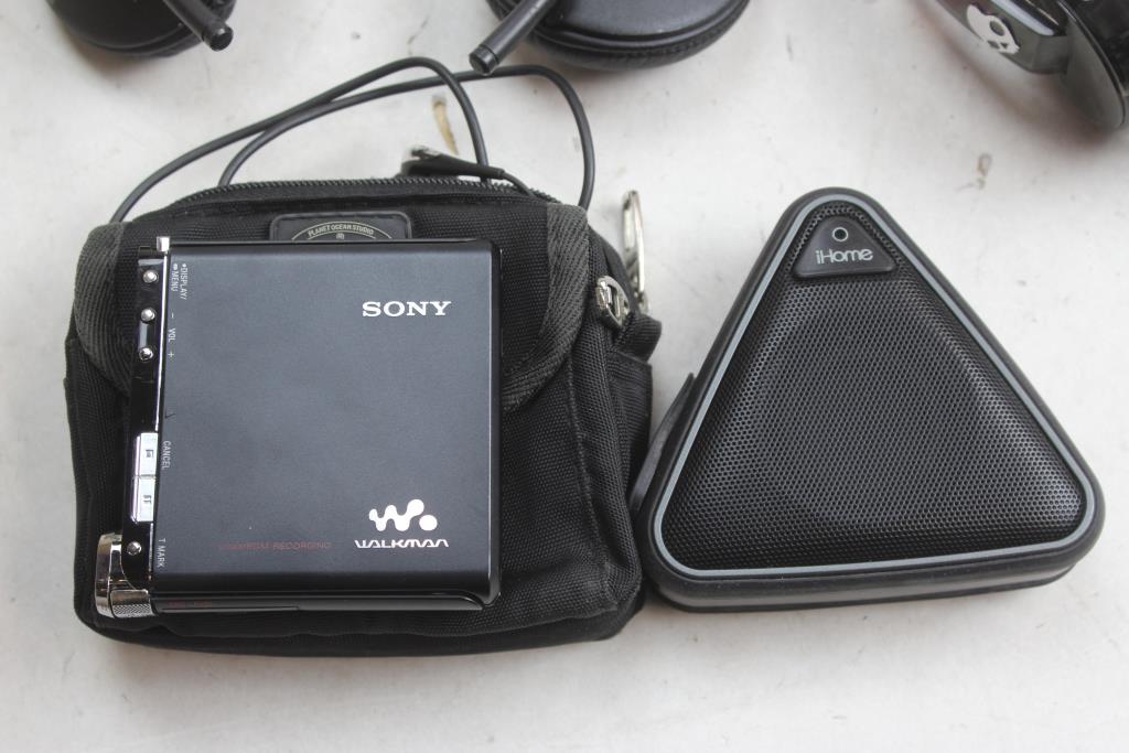 IHome Speaker, Skullcandy Headphones, Sony Headphones, And More; 3 ...