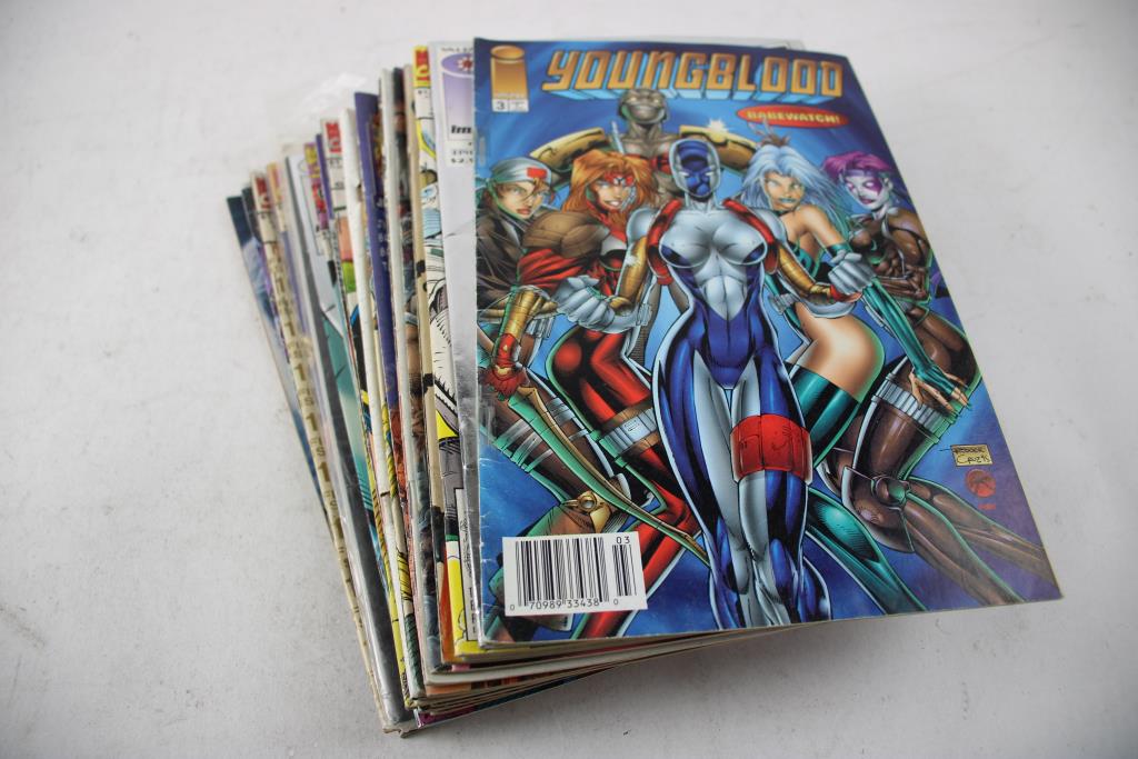 Image, Marvel, And More Comic Book Bulk Lot, 25+ Pieces | Property Room