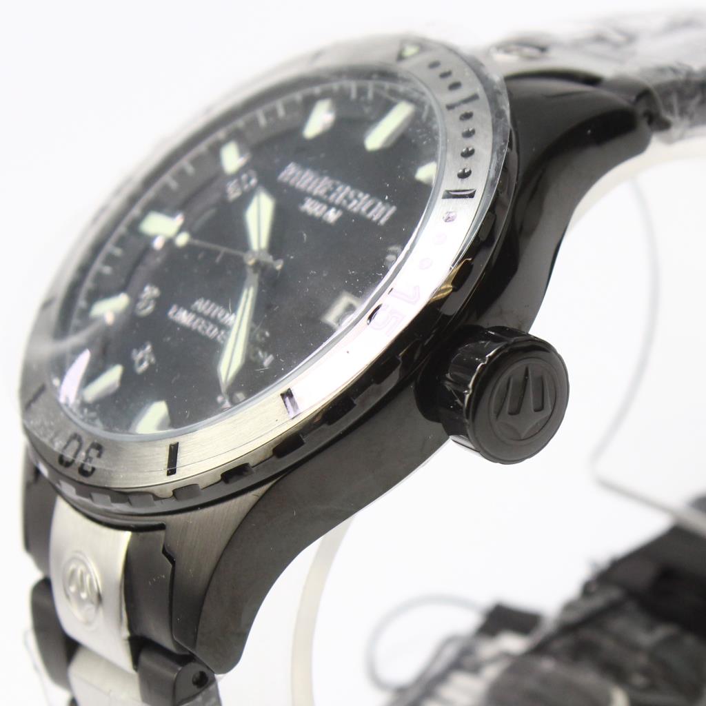 Immersion Whale Limited Edition Diving Watch, Black And Grey Stainless ...