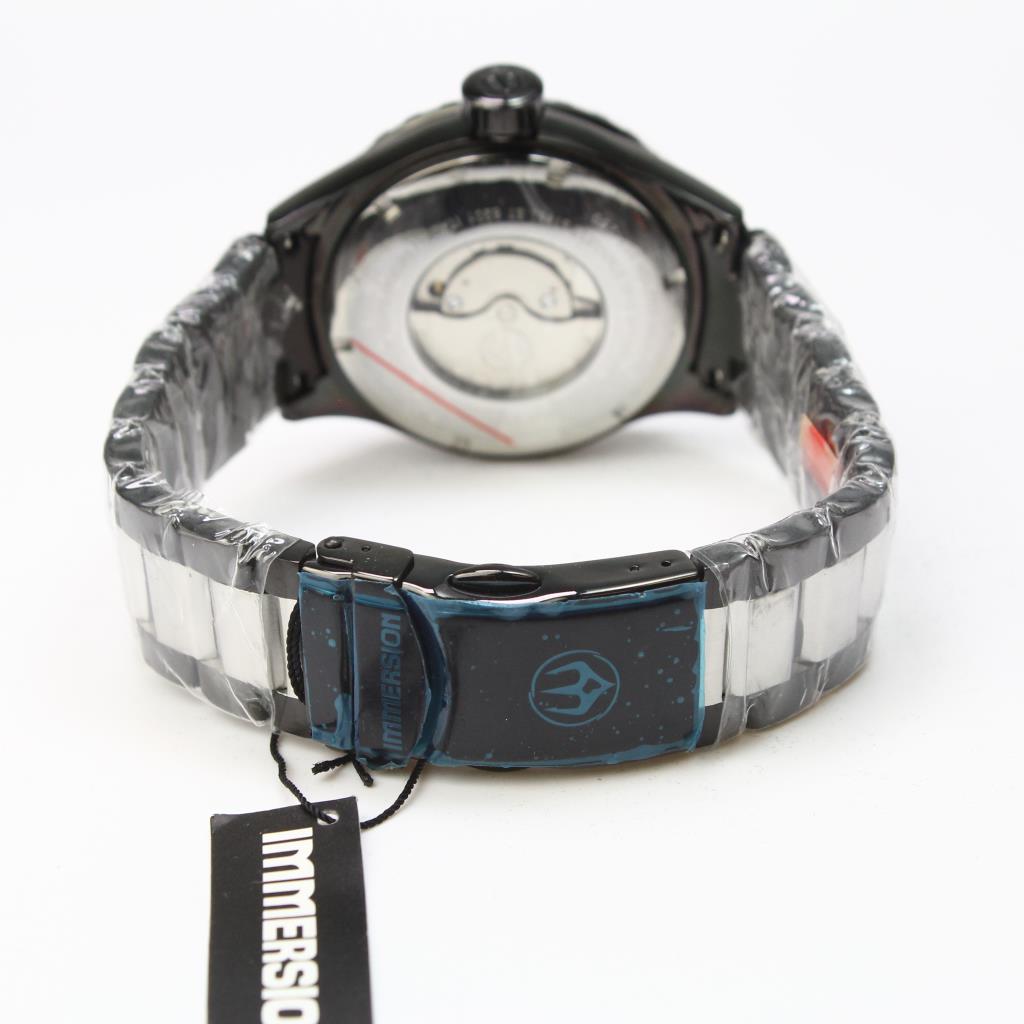 Immersion Whale Limited Edition Diving Watch, Black And Grey Stainless ...