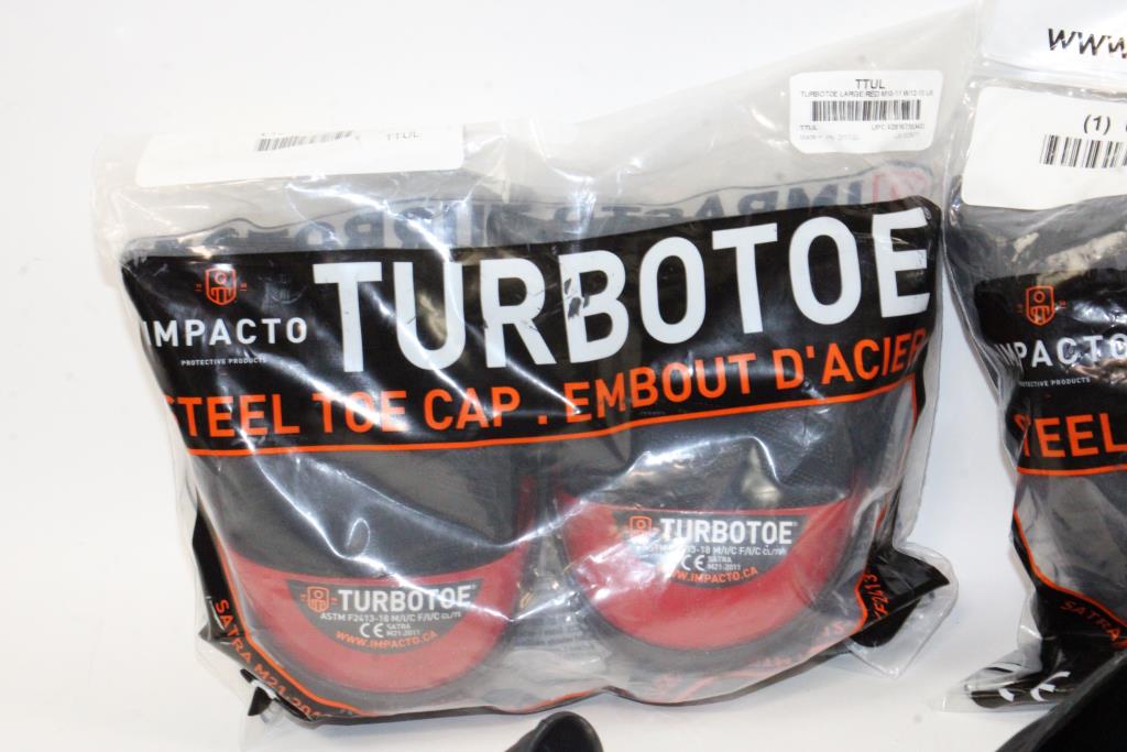 Impacto Turbotoe Steel Toe Caps Red And Blue | Property Room
