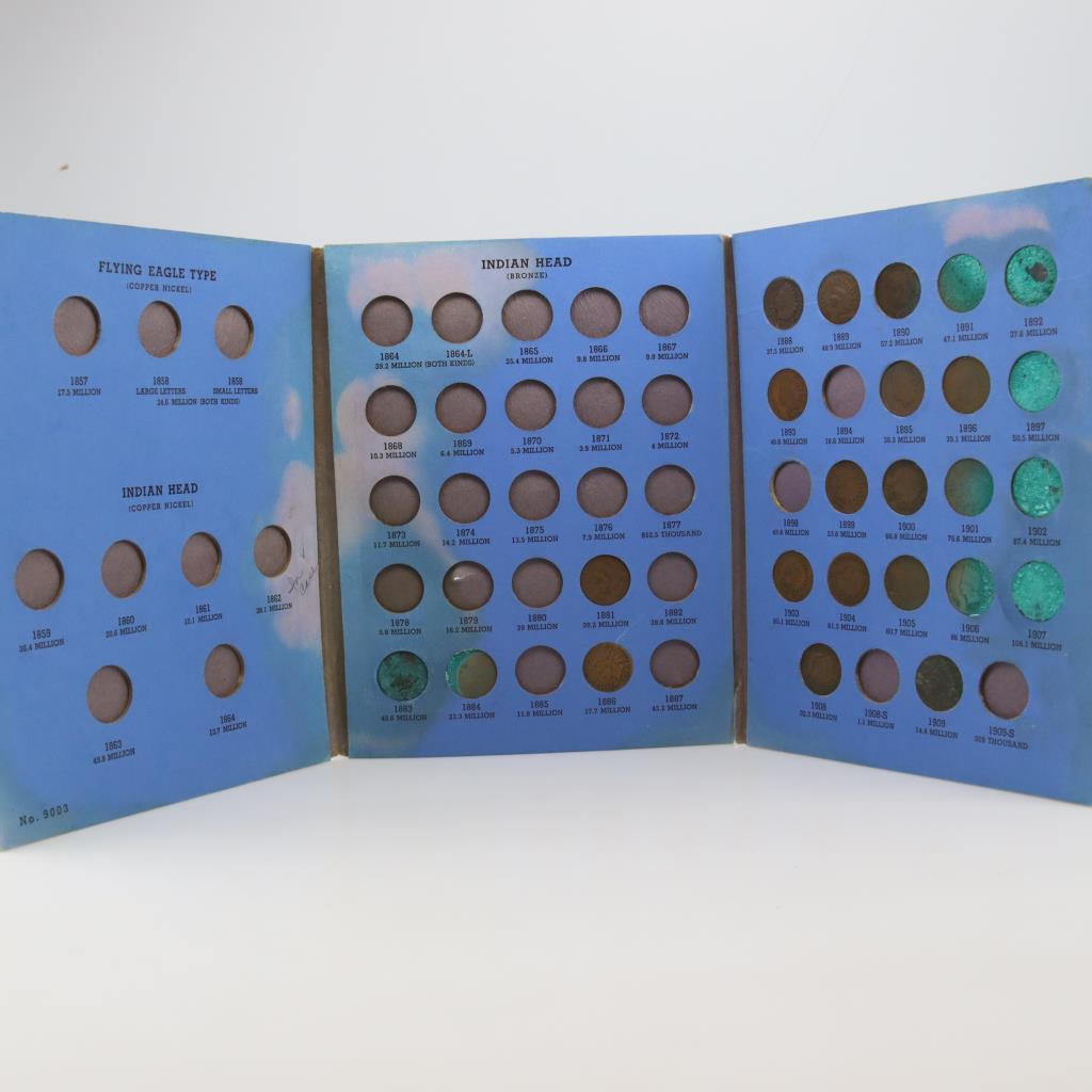 Indian Head Cent Collection Booklet, 24 Pennies | Property Room