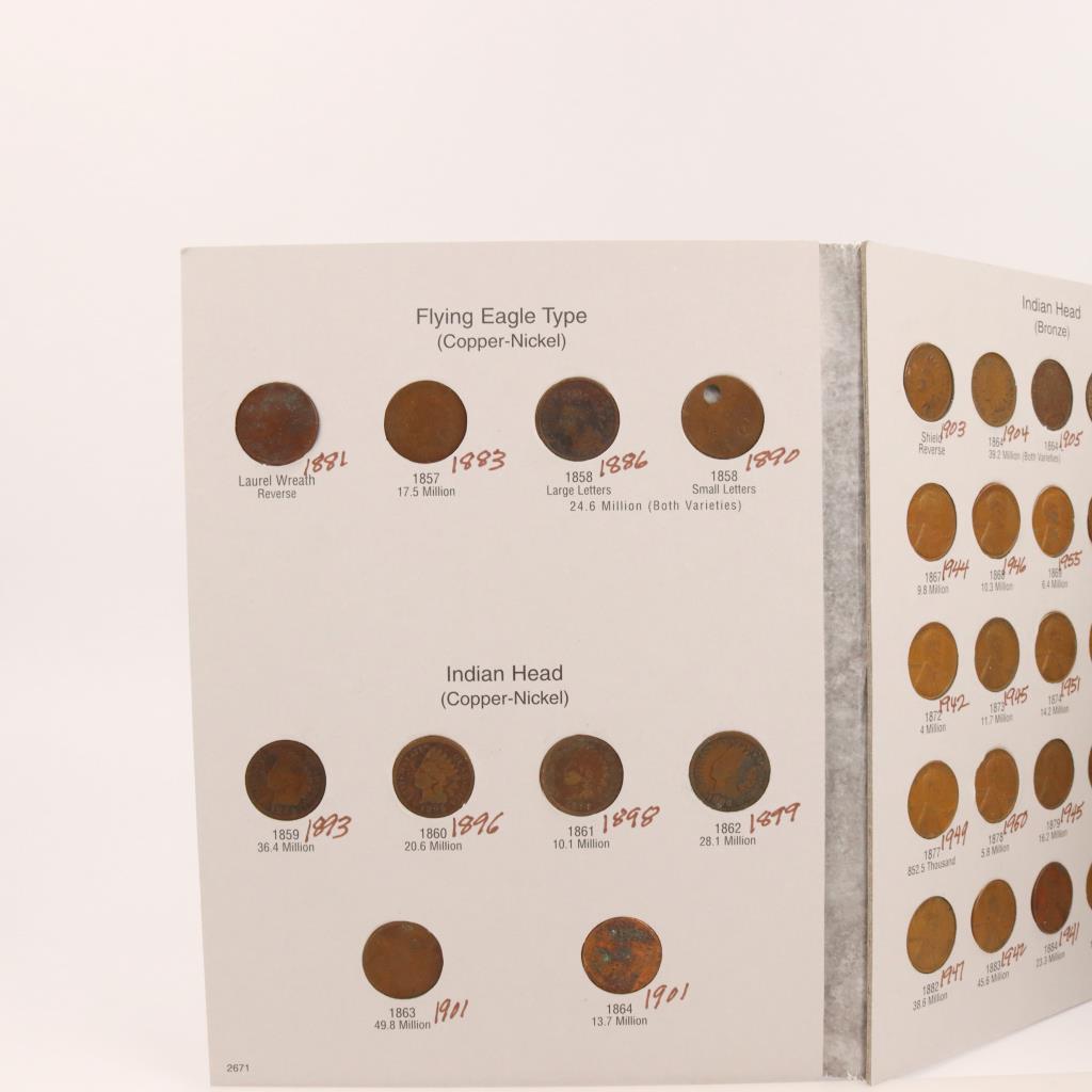 Indian Head Penny Booklet; 60 Coins | Property Room