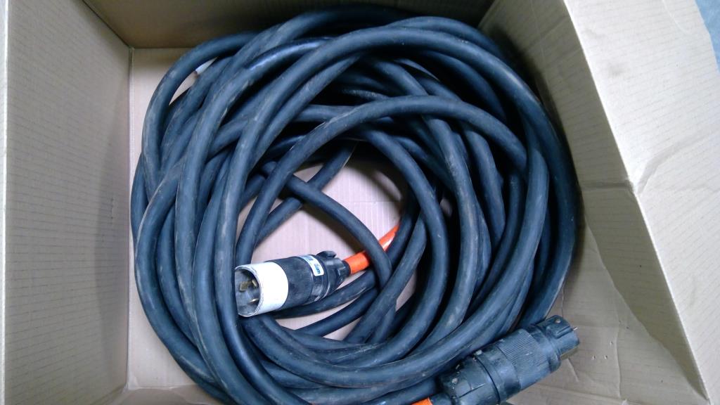 Industrial Power Cord, Black | Property Room