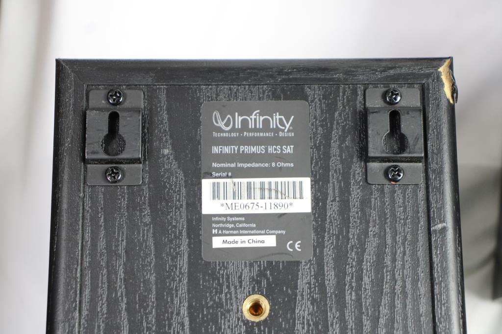 Infinity Speakers, 4+ Pieces | Property Room