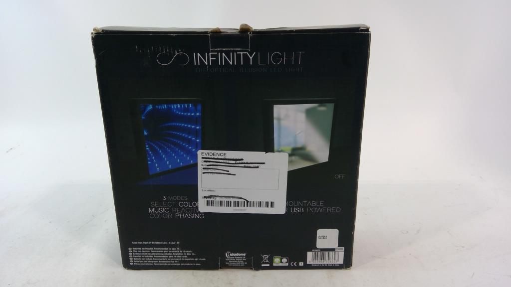 Inifinity Light Optical Illusion LED Light | Property Room