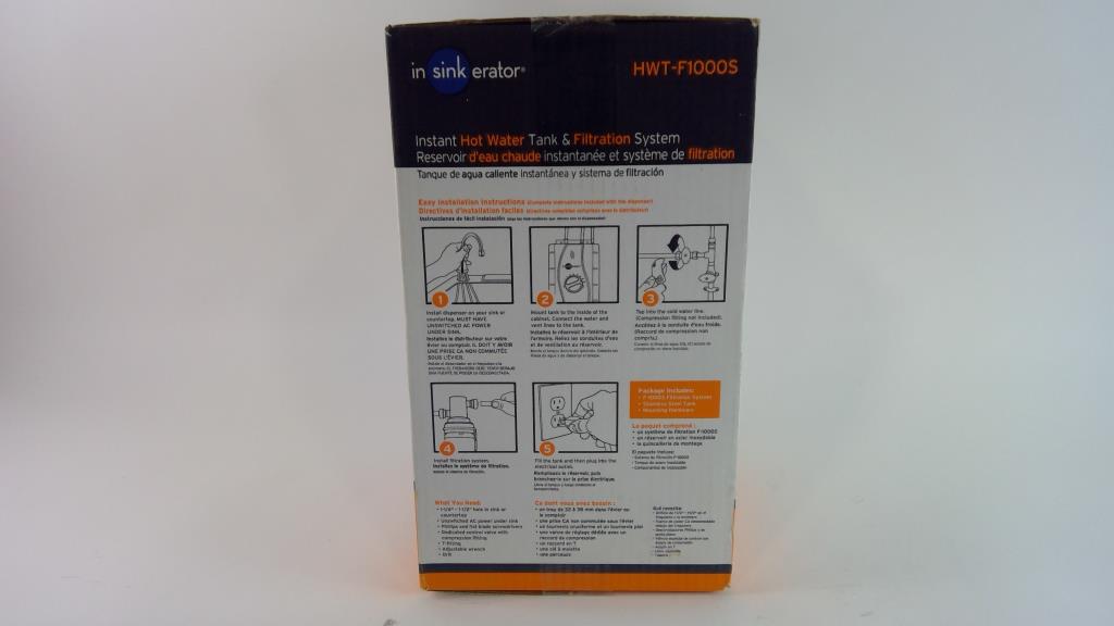 Insinkerator Instant Hot Water Tank And Filteration System | Property Room