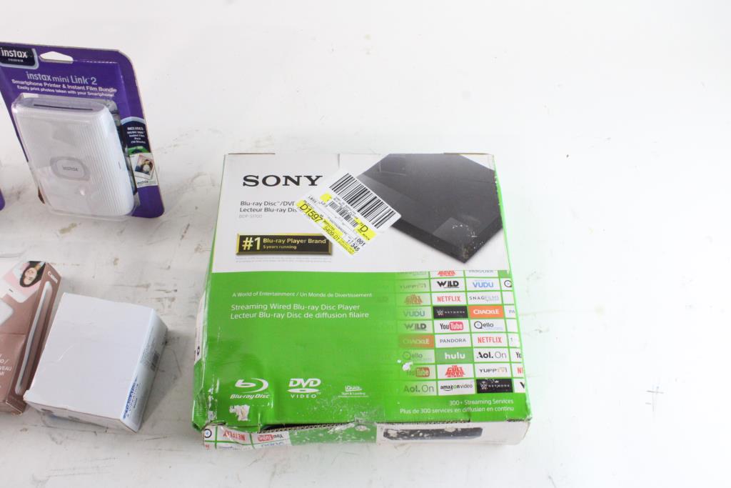 Instax Smartphone Printers, Sony Blu-Ray Player & More, 6+ Pieces ...