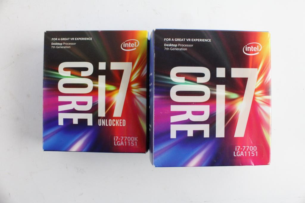 Intel Core I7 Desktop Processors, 2 Pieces | Property Room