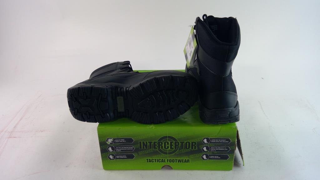 Interceptor Tactical Footwear Mens Boots, Size 9.5 | Property Room