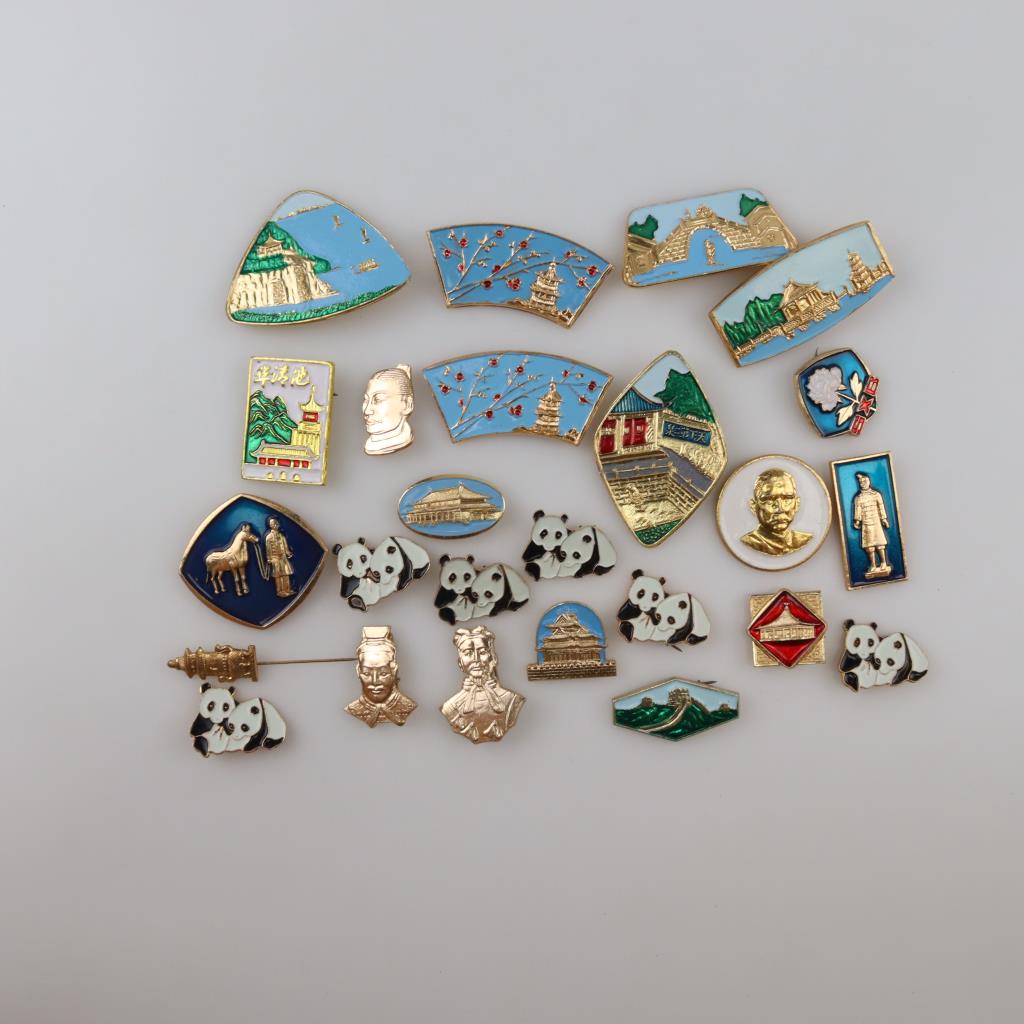 International Assorted Pins, 20+ Pieces | Property Room