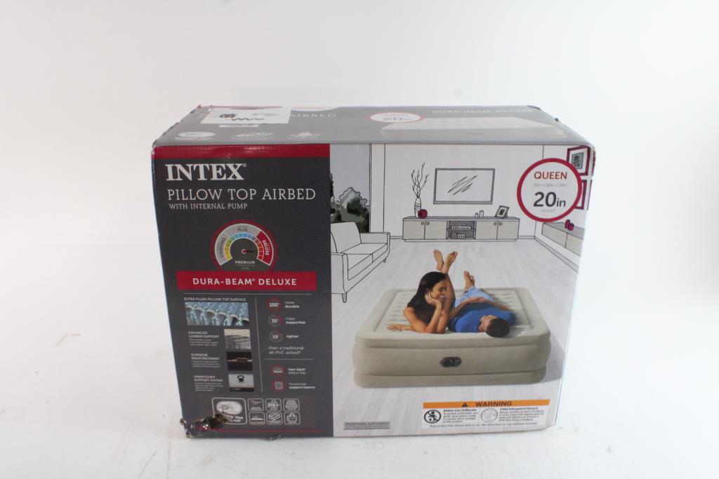 Intex Queen Size 20" Pillow Top Airbed | Property Room