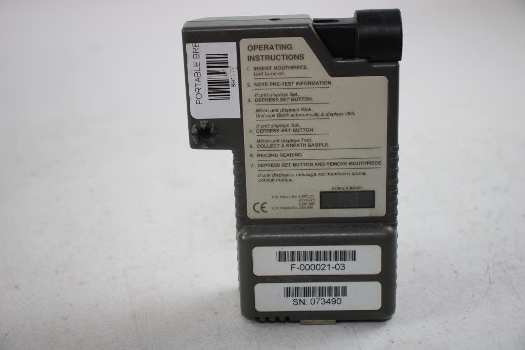 Intoximeters Alco-Sensor IV Handheld Breath Alcohol Tester | Property Room