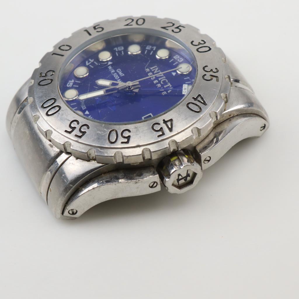 Invicta Leviathan Swiss Quartz Blue Dial Reserve Collection Watch ...