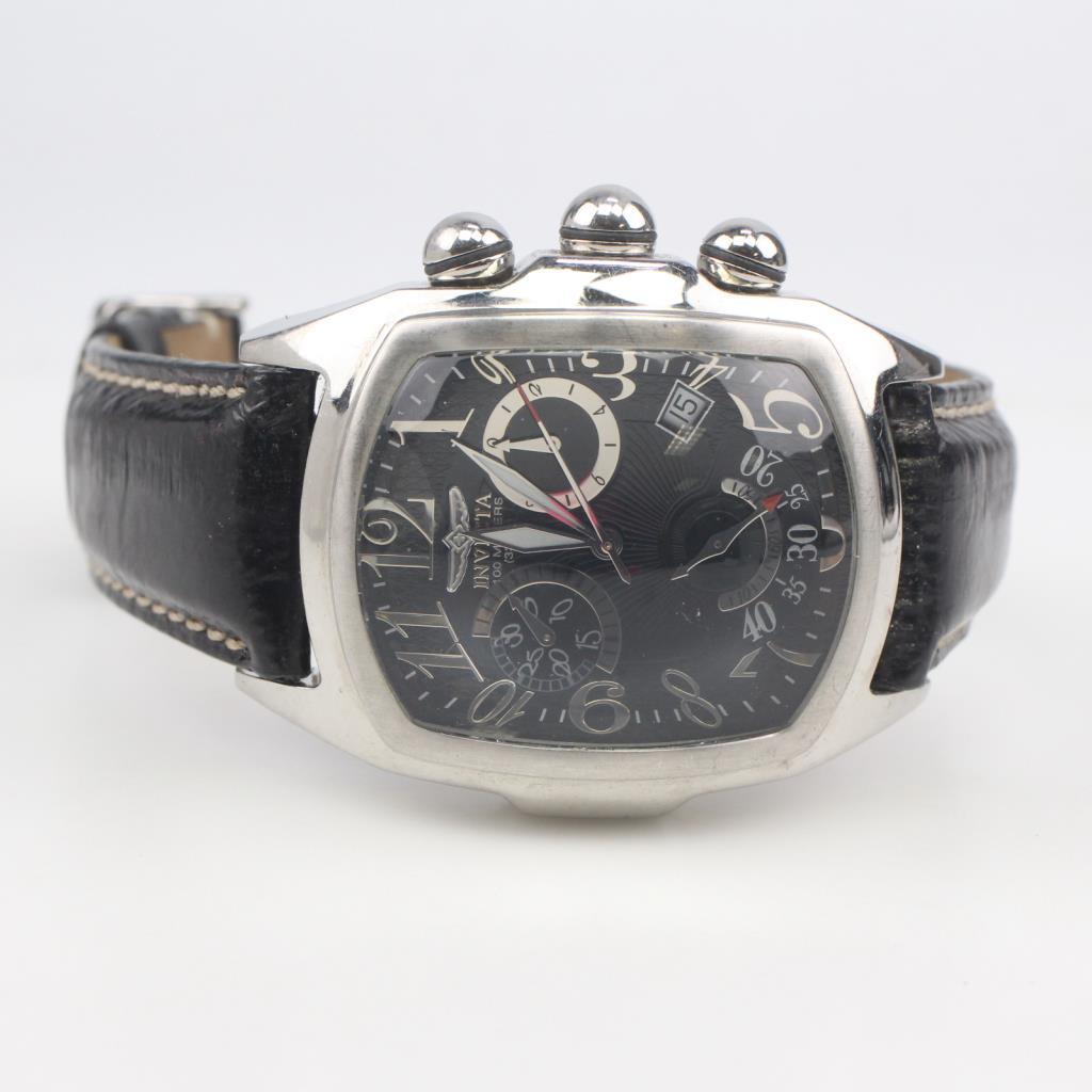 Invicta Lupah Stainless Steel Chronograph Watch | Property Room