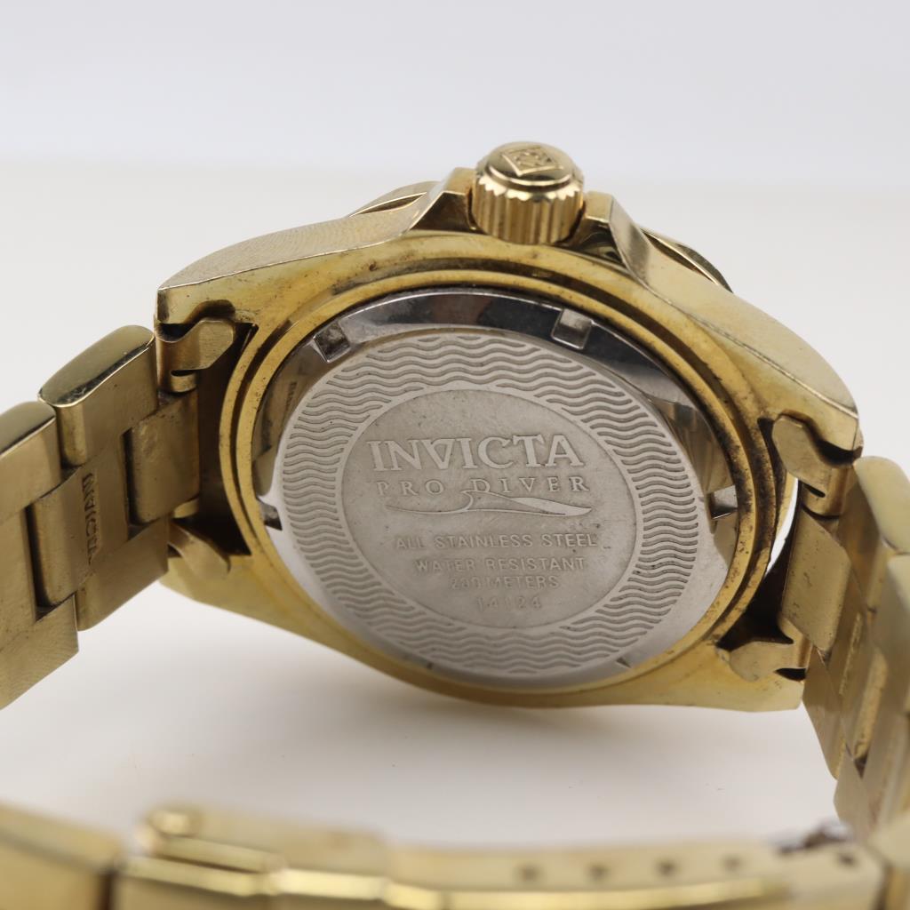 Invicta Pro Diver Gold Tone Stainless Steel Watch | Property Room