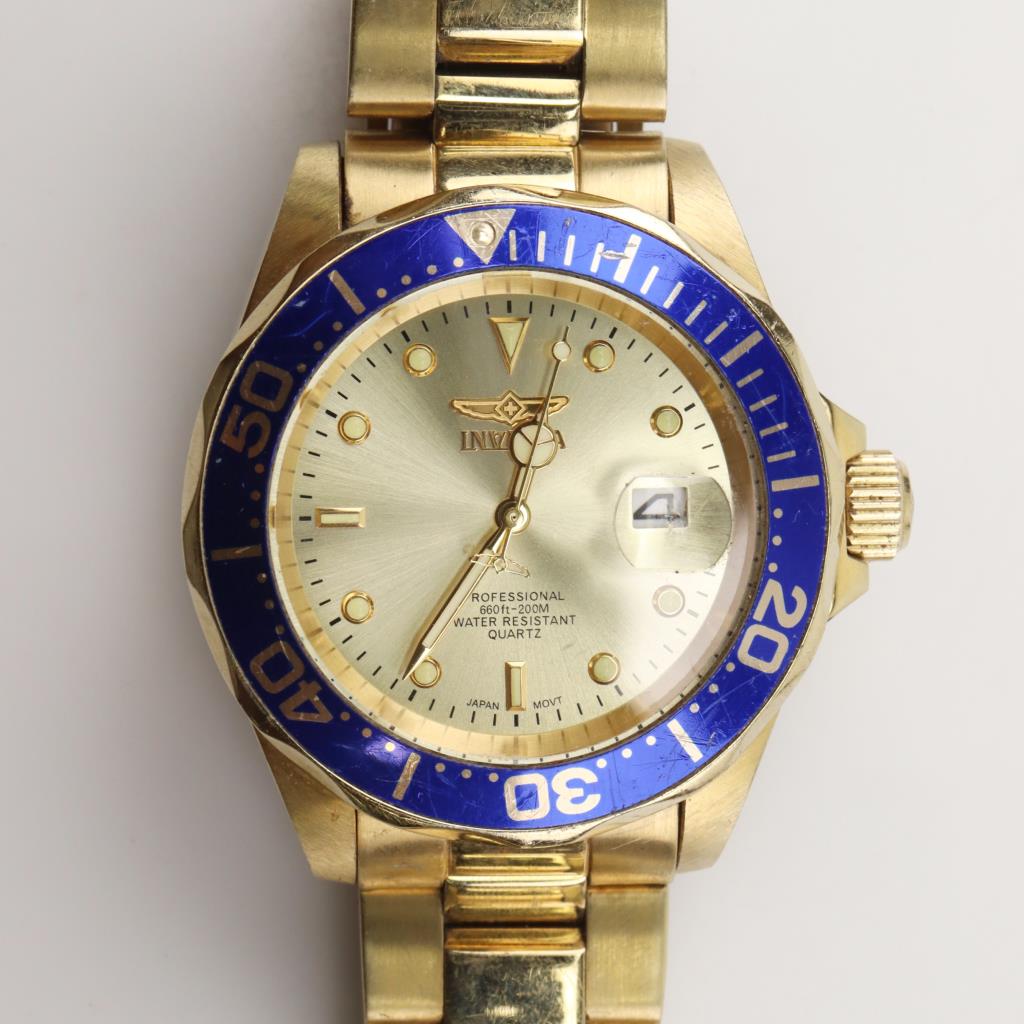 Invicta Pro Diver Gold Tone Stainless Steel Watch | Property Room