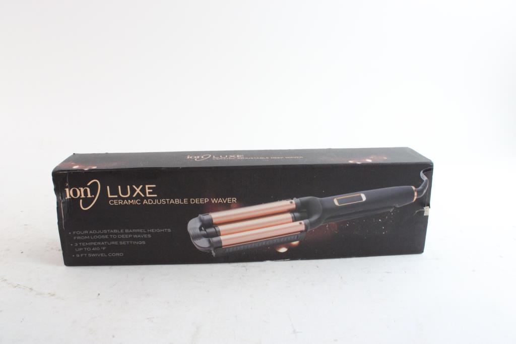 Ion Luxe Ceramic Adjustable Deep Waver | Property Room