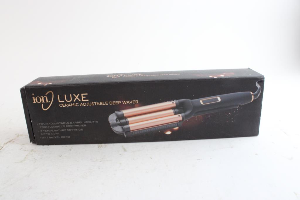 Ion Luxe Ceramic Adjustable Deep Waver | Property Room
