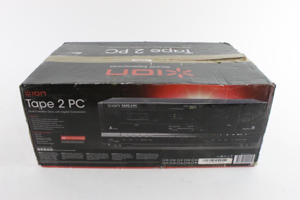 Ion Tape 2 PC Dual Cassette Deck With Digital Conversion | Property Room