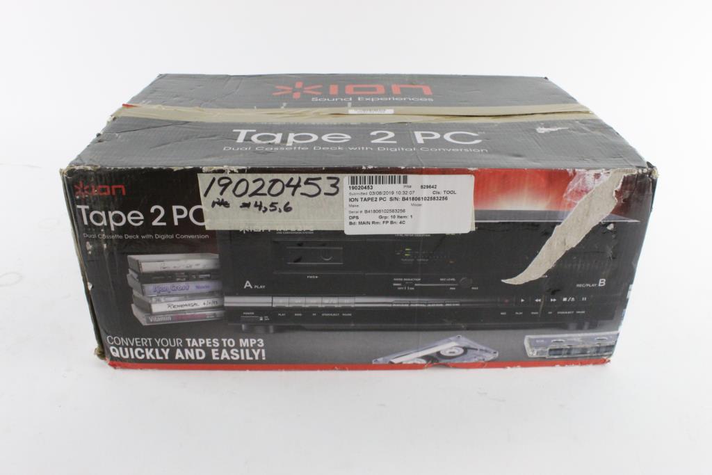 Ion Tape 2 PC Dual Cassette Deck With Digital Conversion | Property Room
