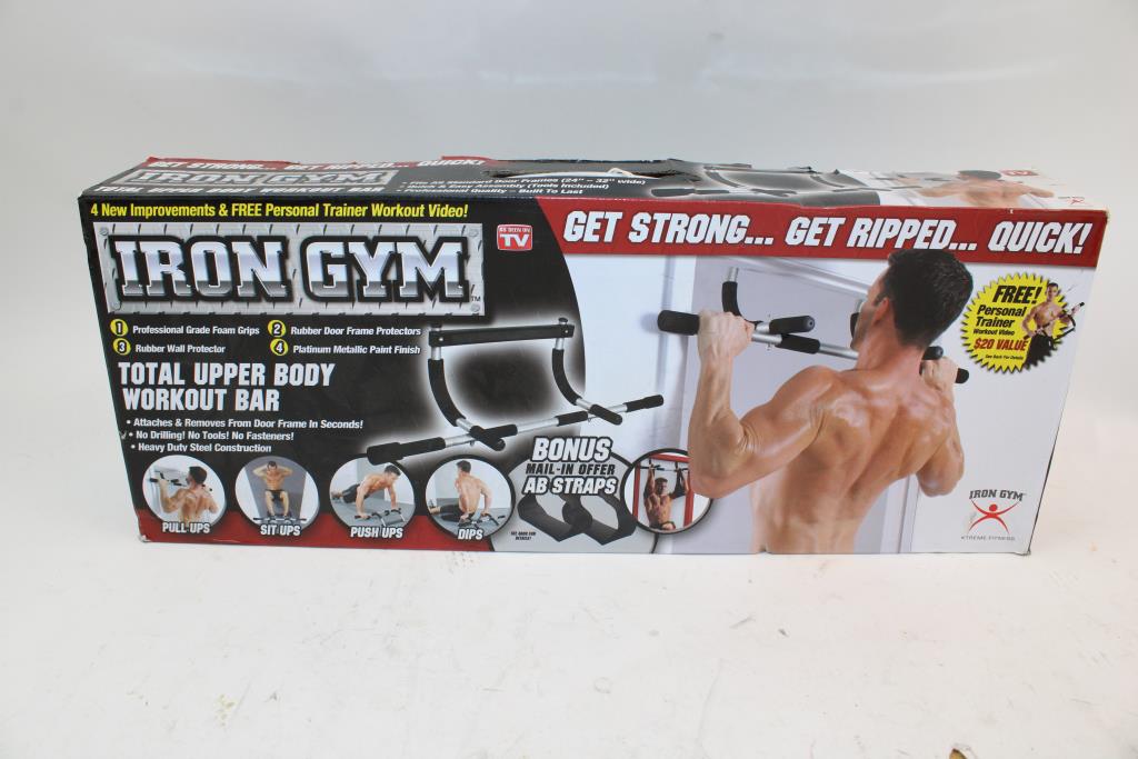 Iron Gym Total Upper Body Workout Bar | Property Room