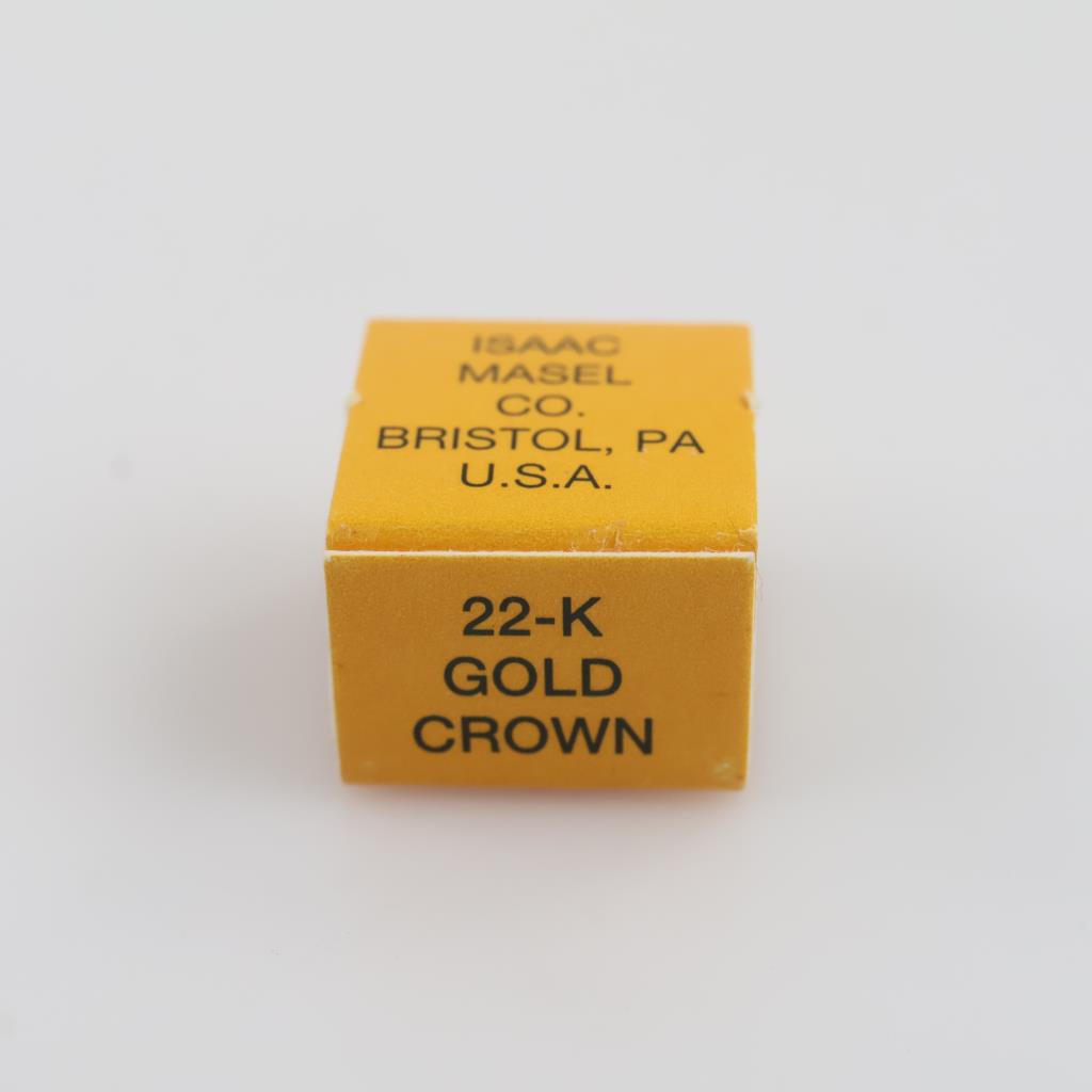 Isaac Masel Co. 22kt Gold Dental Crown | Property Room