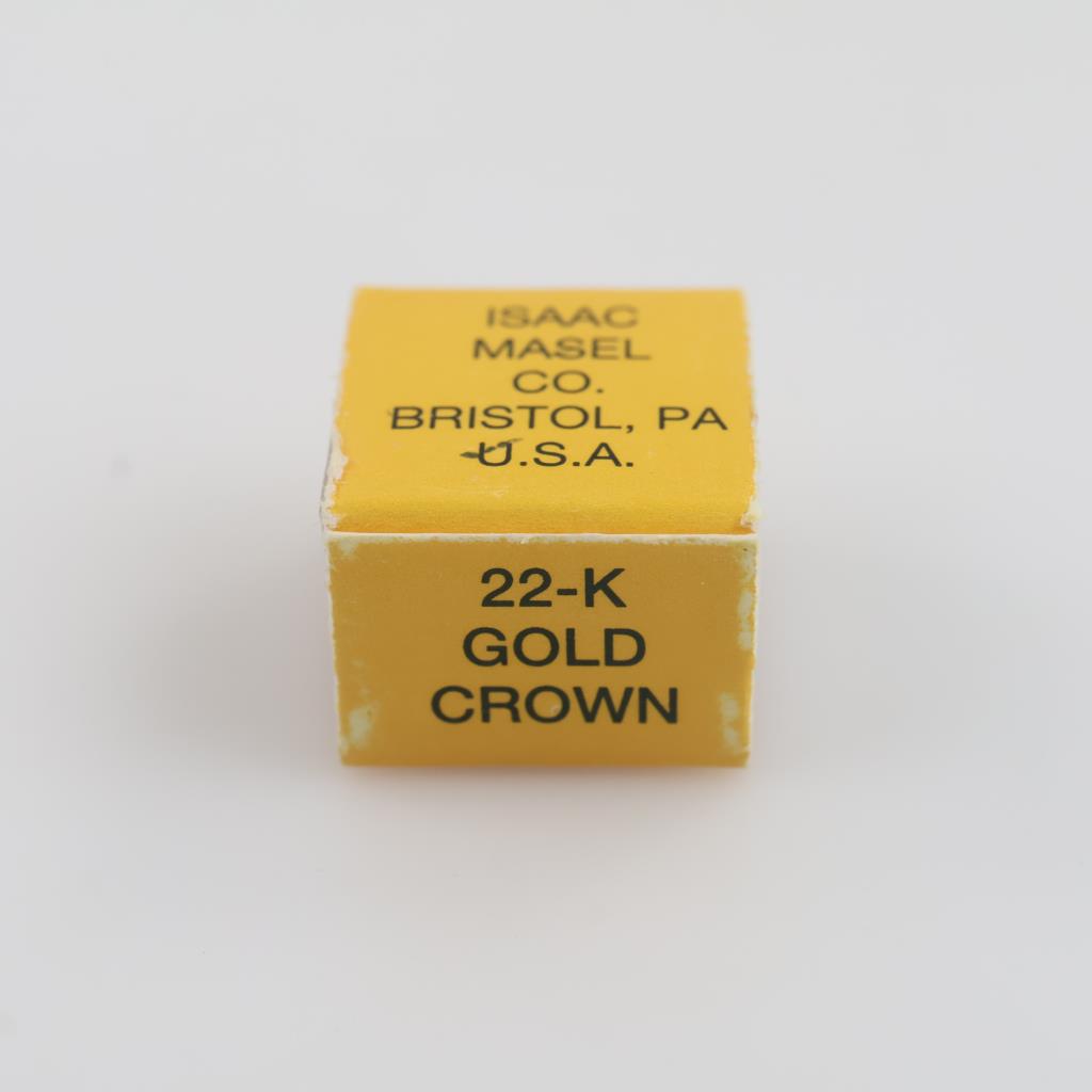 Isaac Masel Co. 22kt Gold Dental Crown | Property Room