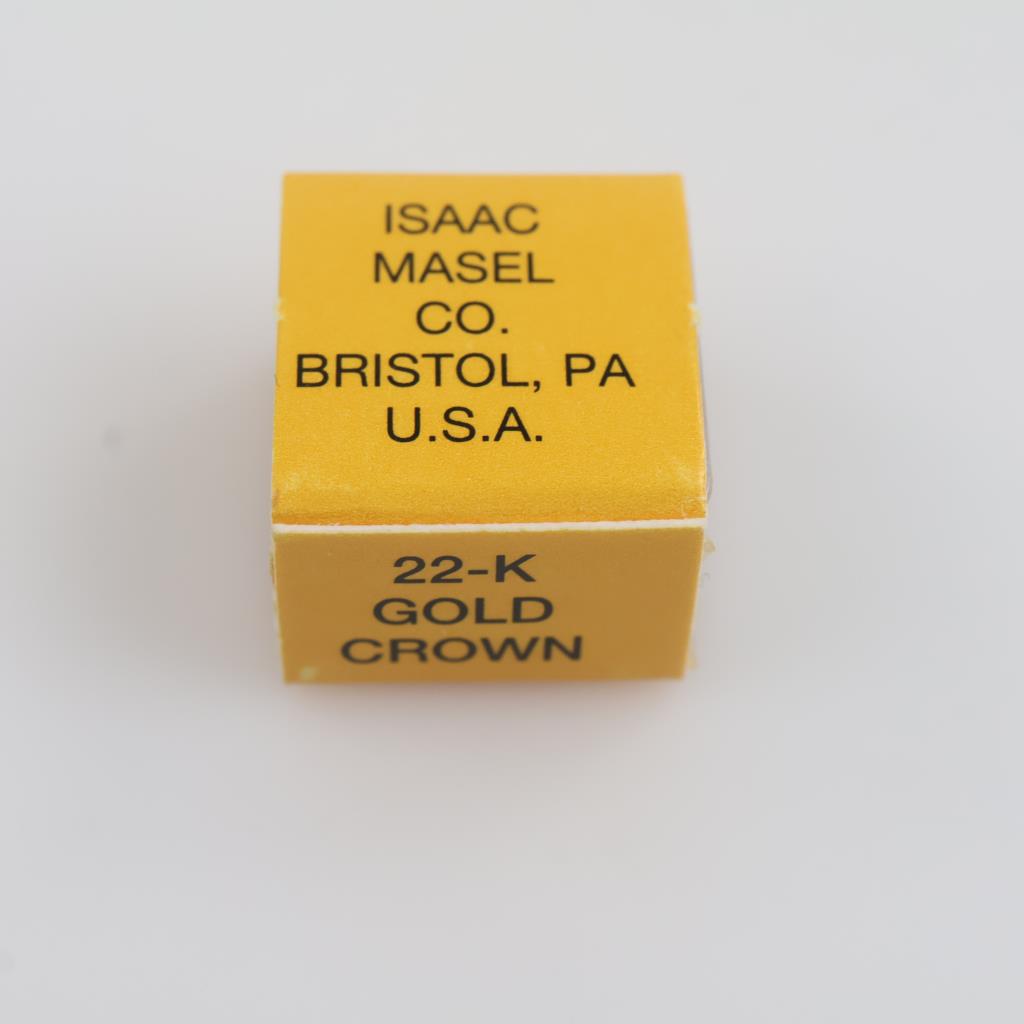 Isaac Masel Co. 22kt Gold Dental Crown | Property Room