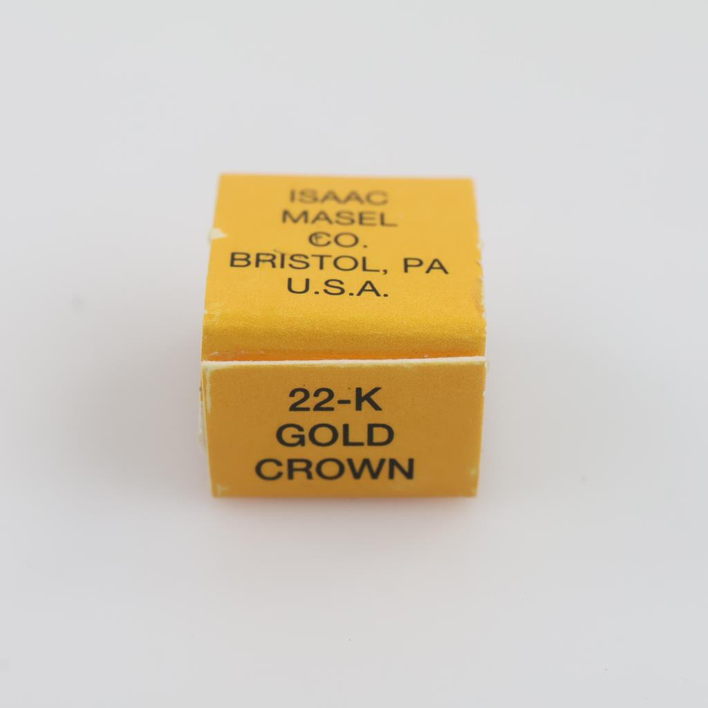 Isaac Masel Co. 22kt Gold Dental Crown | Property Room