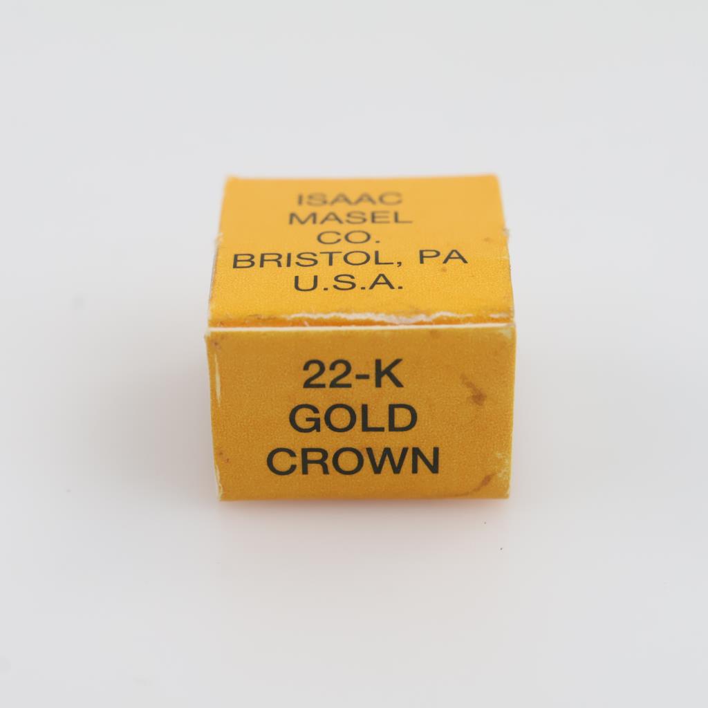 Isaac Masel Co. 22kt Gold Dental Crown | Property Room
