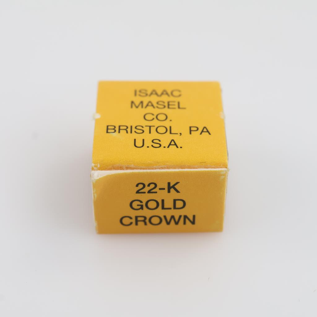 Isaac Masel Co. 22kt Gold Dental Crown | Property Room