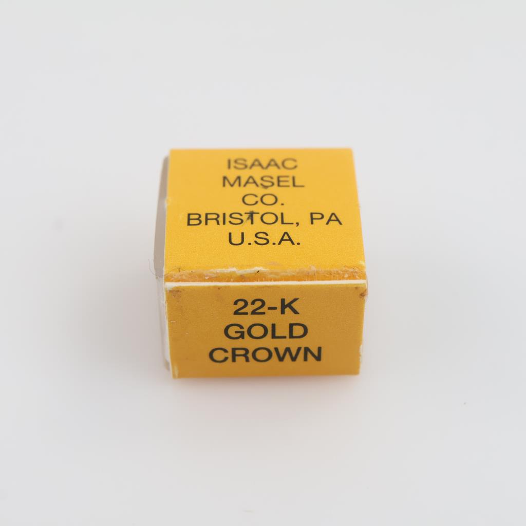 Isaac Masel Co. 22kt Gold Dental Crown | Property Room