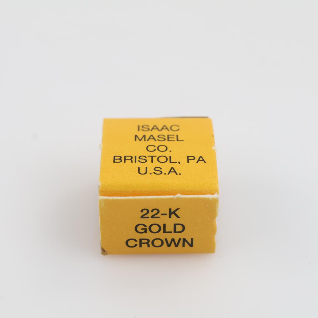 Isaac Masel Co. 22kt Gold Dental Crown | Property Room