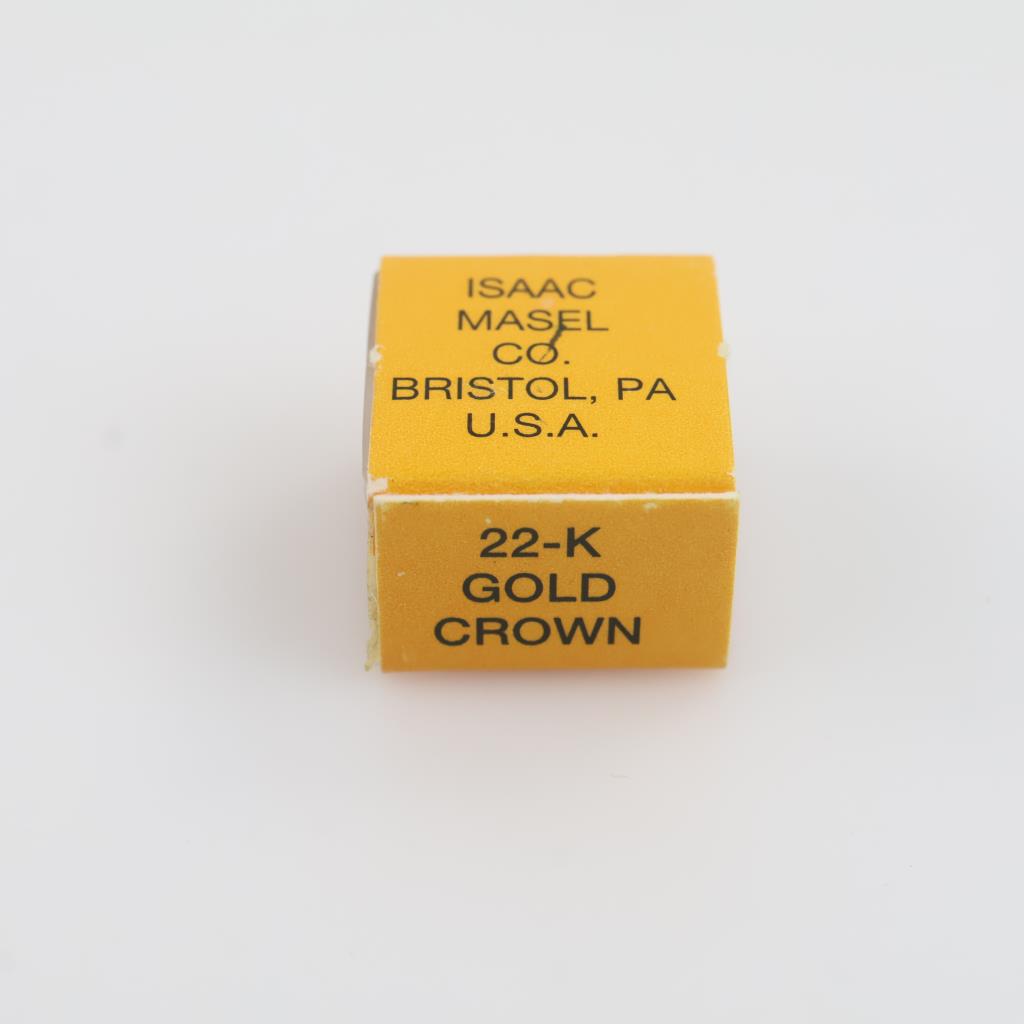 Isaac Masel Co. 22kt Gold Dental Crown | Property Room